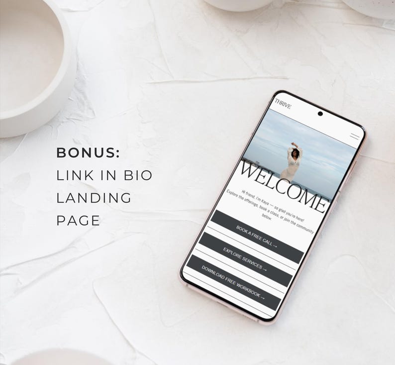 Squarespace Website Template: Online Course Landing Page for Coaches - Etsy