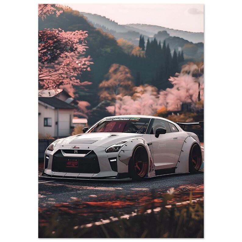 Nissan GTR Paper Poster - Etsy