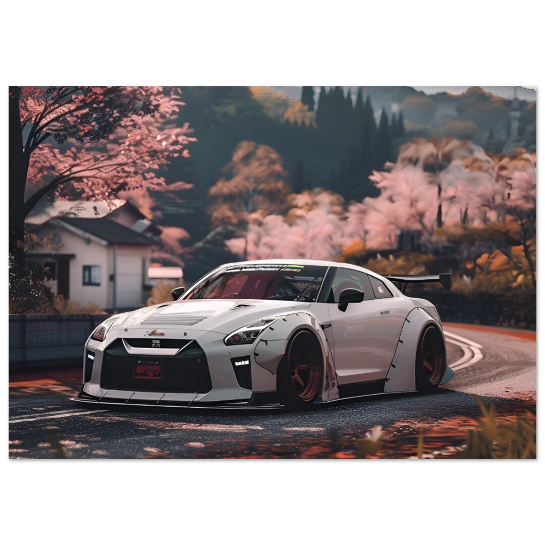 Nissan GTR Paper Poster - Etsy