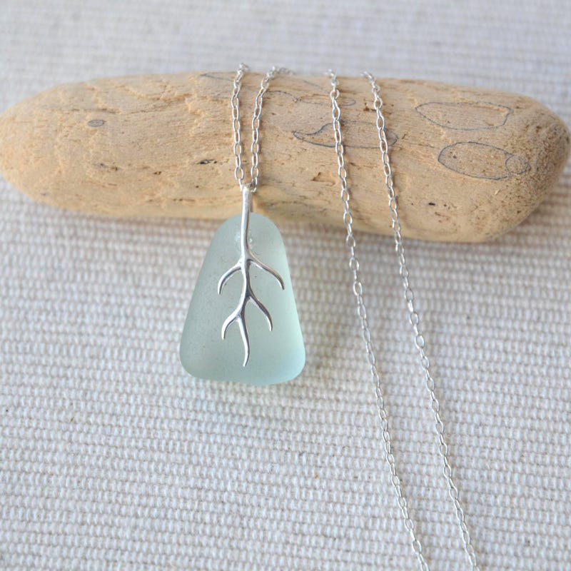 Sea Glass Pendant - Etsy