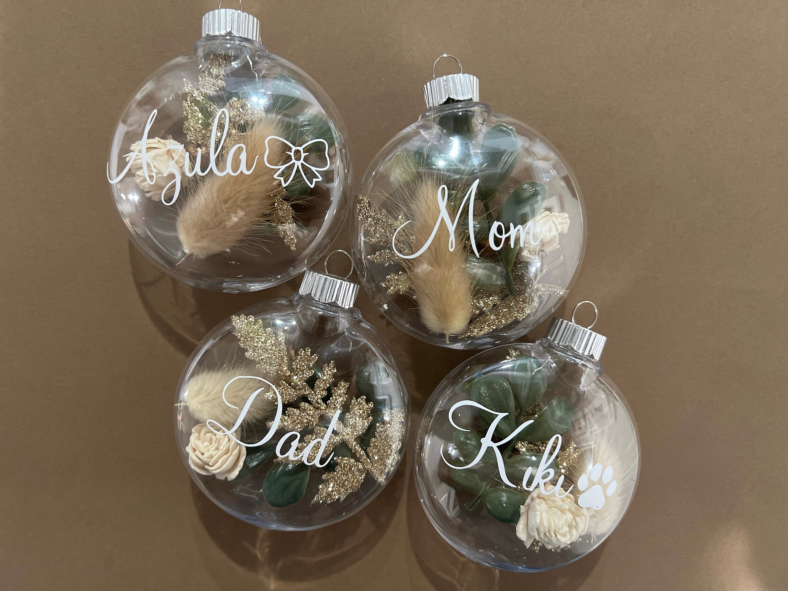 Custom Ornaments Christmas Ornaments Handmade Tree Decor Personal Named ...