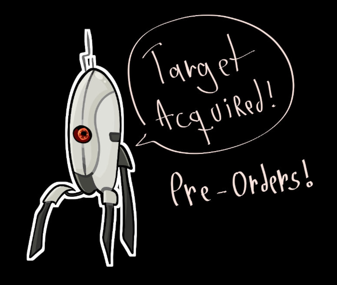 Portal Turret Stickers Pre Order - Etsy