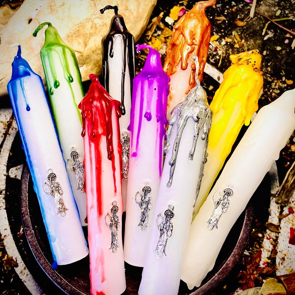 Santa Candles - Etsy