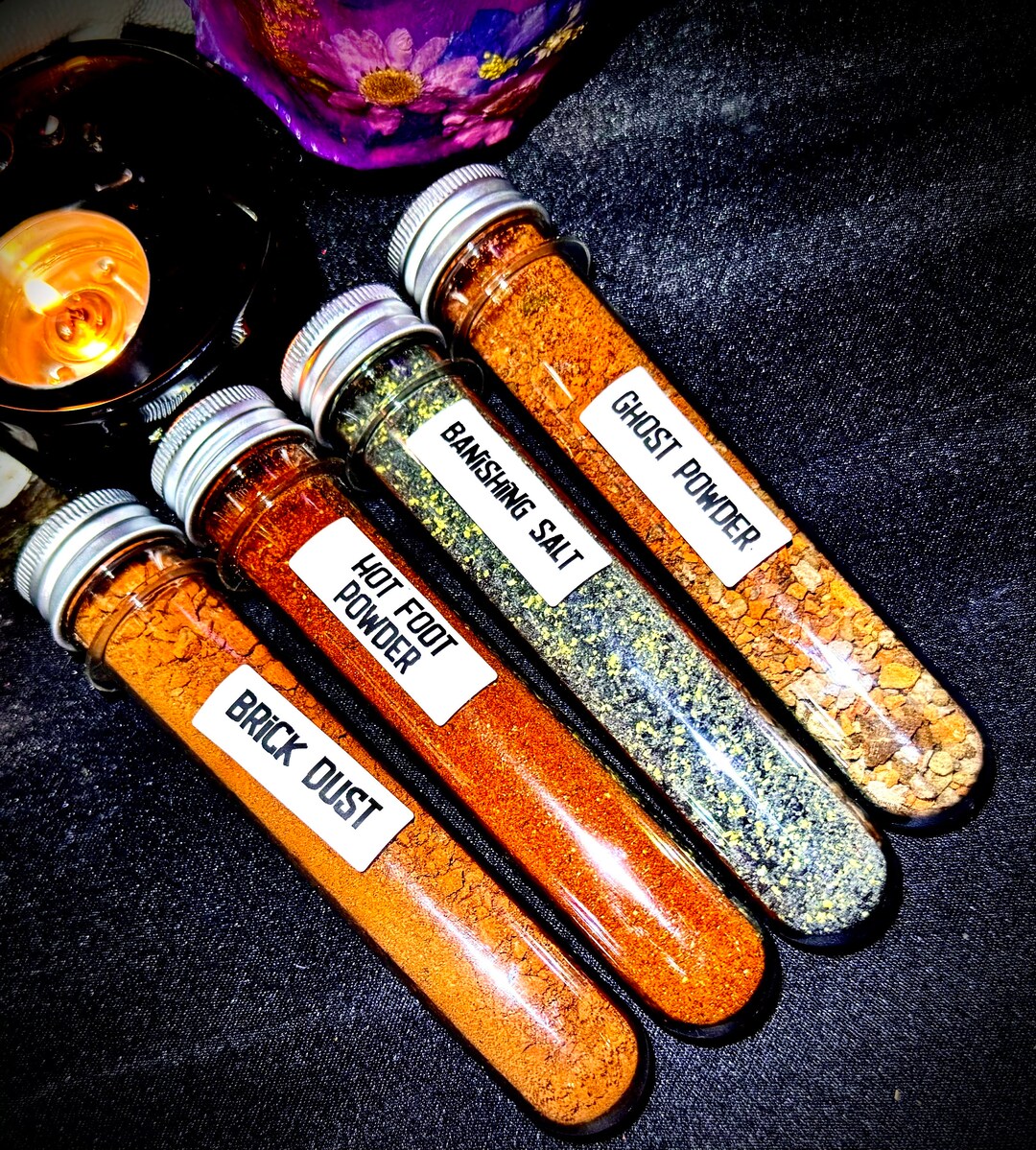 Powerful Authenic Hoodoo Powders Ward Against Evil Banish & Protect Red ...