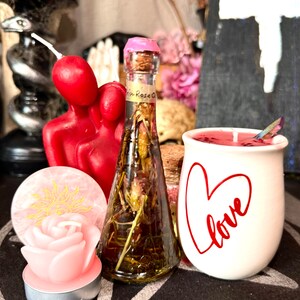 Embrace Love Selflove SPA Bundle Sensual Spell Candle, Seduction Intention Oil, Self-love Bath ...