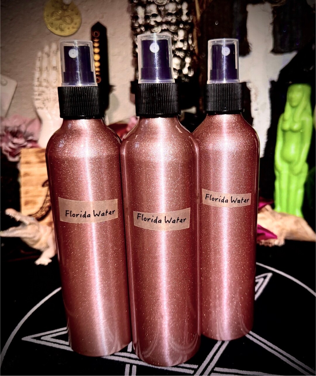 Energize & Cleanse With Florida Water Cologne Rose Gold Spray Bottles ...
