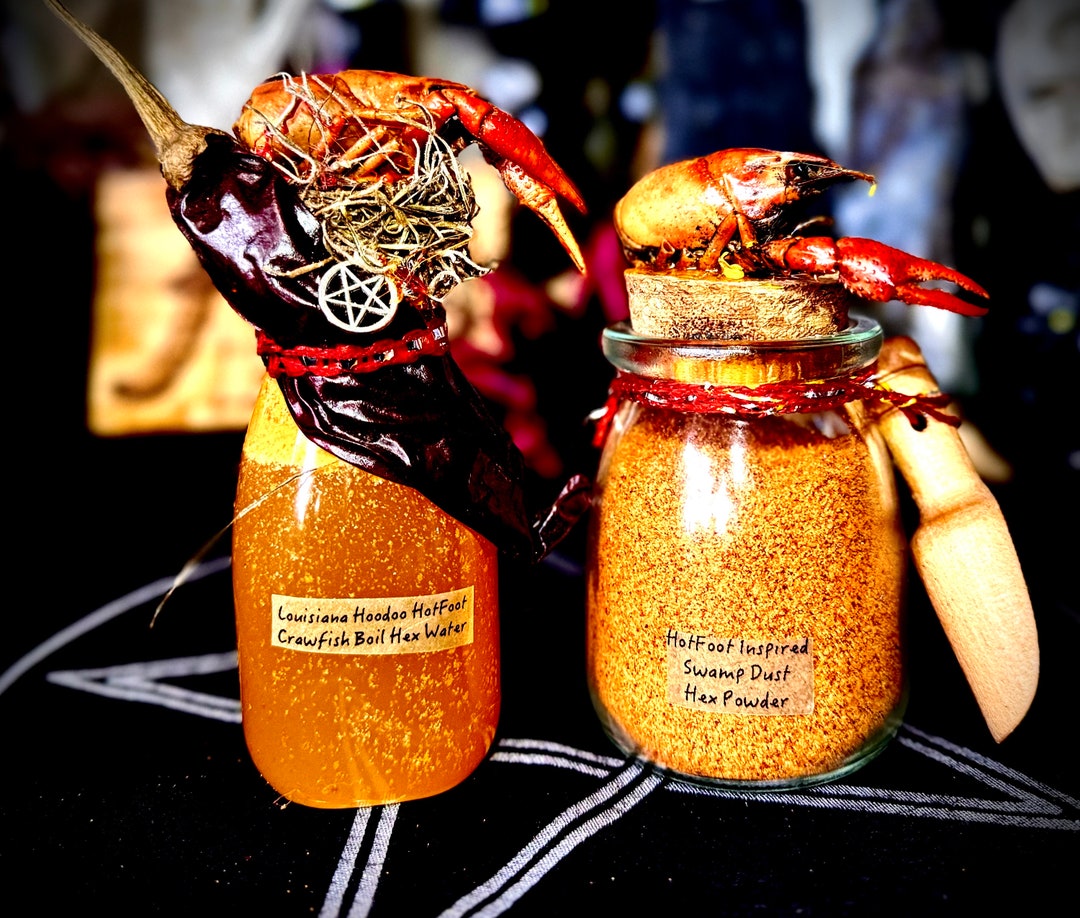 Cajun Crawfish Boil Hex Water & Banishing Swamp Dust Hoodoo Hot Foot ...