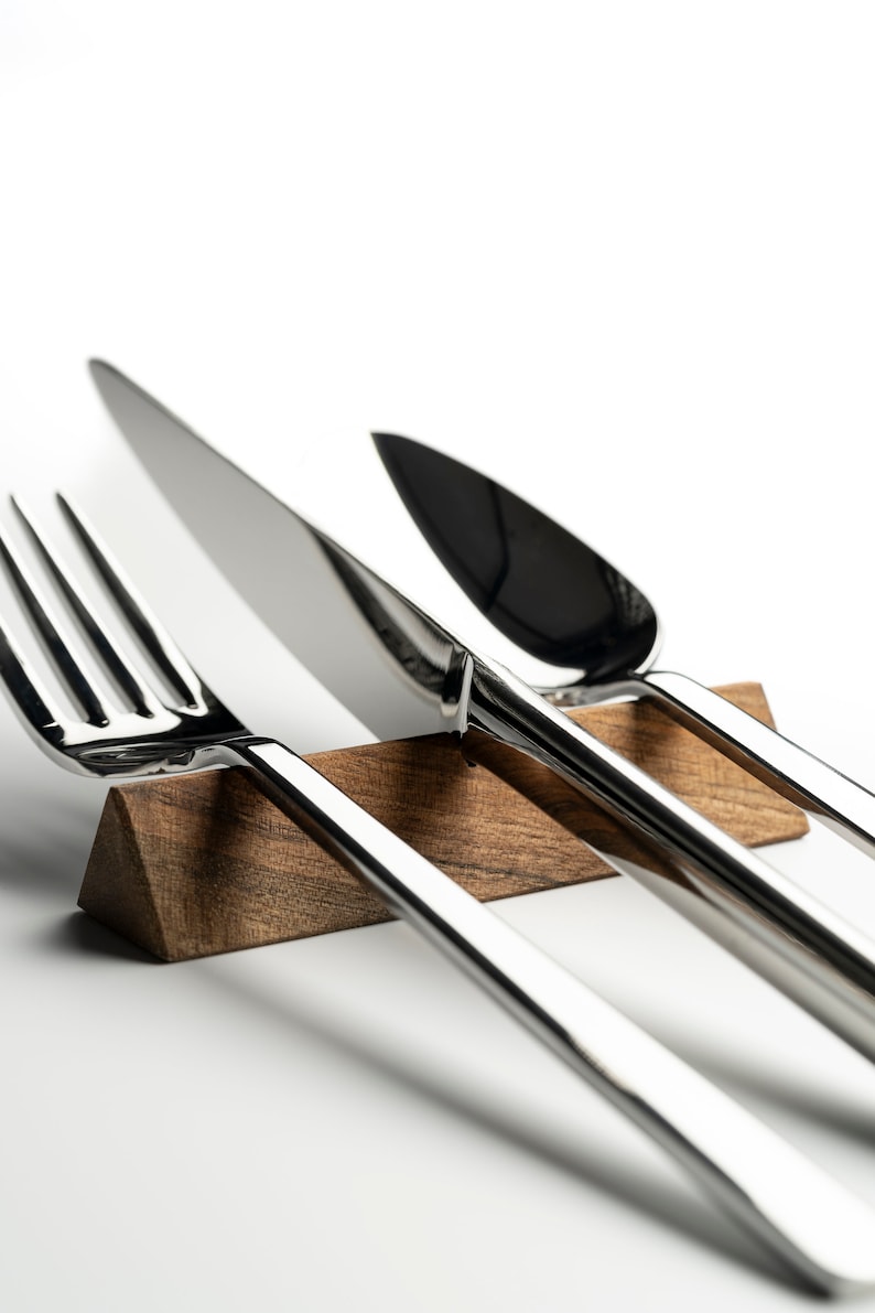 Rustic Spoon Stand, Restaurant Decoration, Personalized Wood Stand for ...