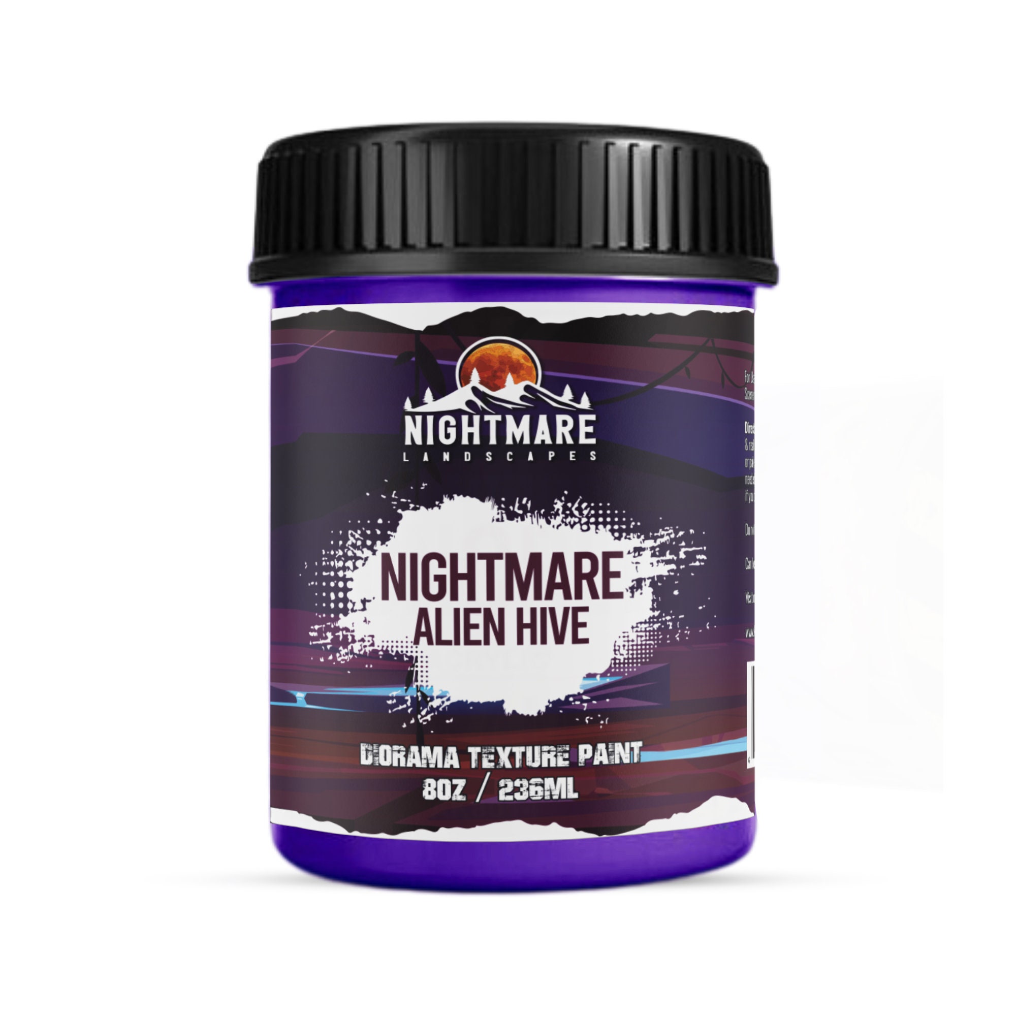 Nightmare Alien Hive Diorama Texture Paint 8oz for Tabletop Miniatures ...