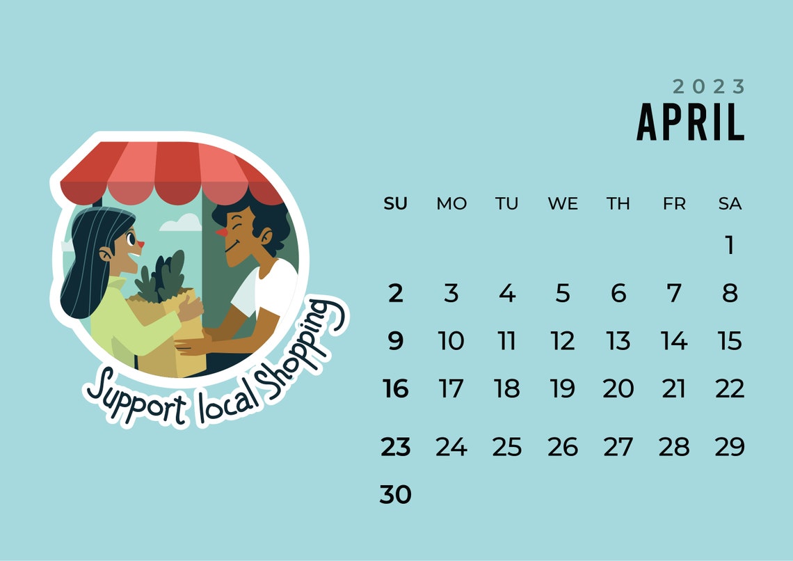 2023 Calendar Printable, 2023 Year Calendar Month Wise, Instant PDF ...