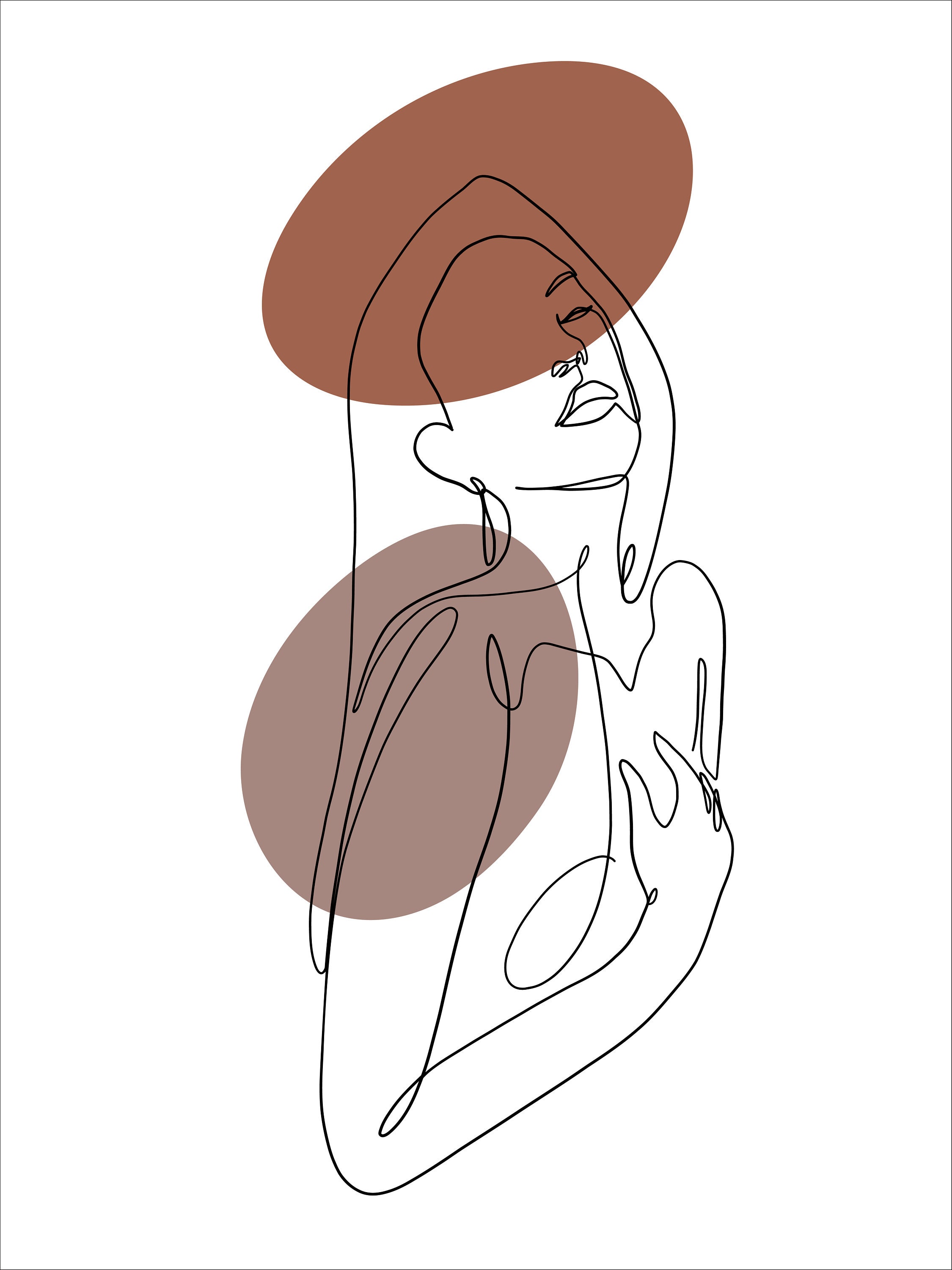 Line Work Art, Digital Art, PRINTABLES, Painting for Living Room Decor ...