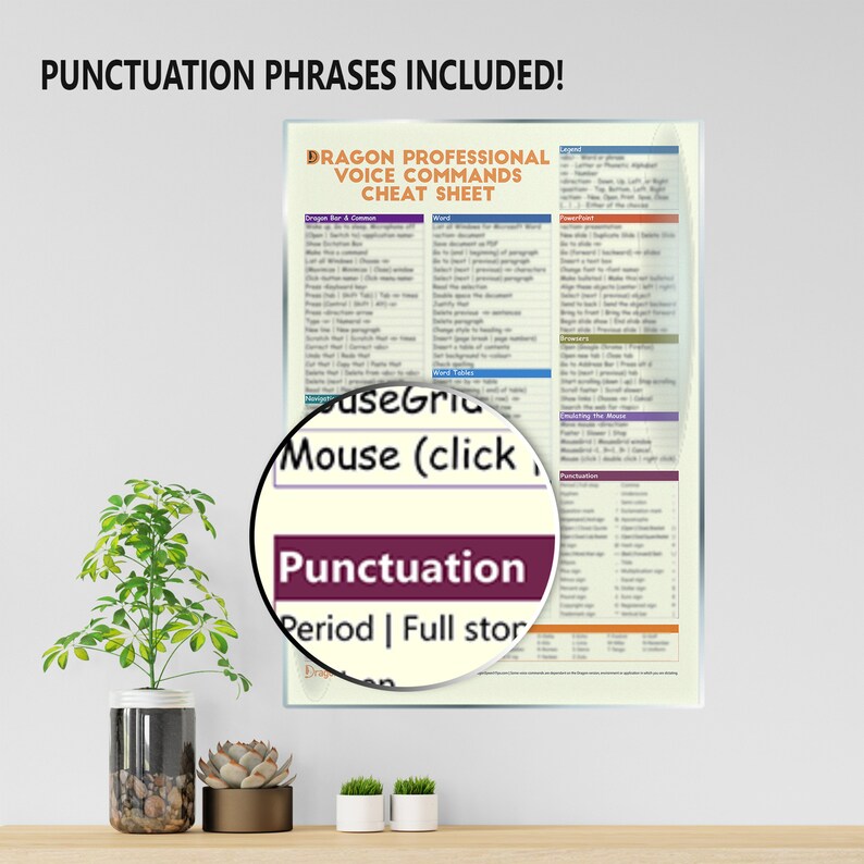 Dragon Commands Cheat Sheet Laminated Poster Essential Dragon - Etsy