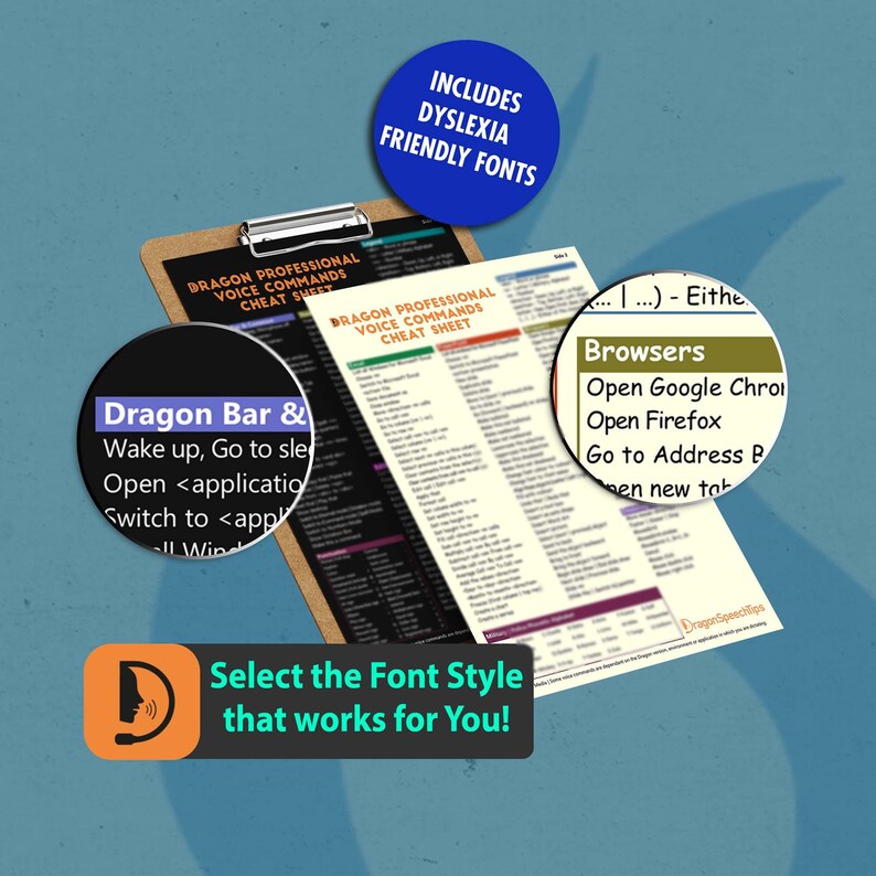 Dragon Professional Commands Cheat Sheet, Dragon Voice Commands PDF ...