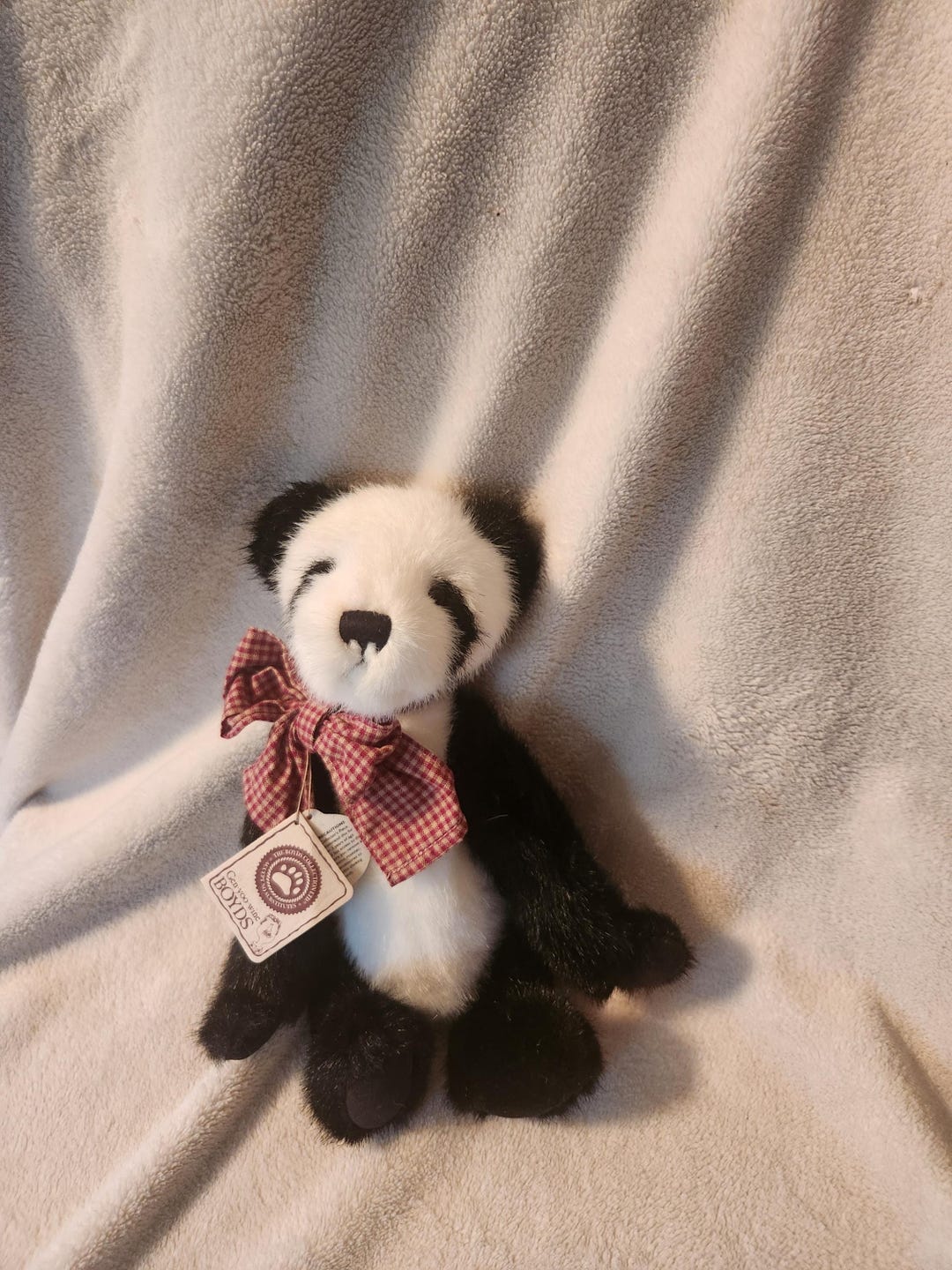 Domino "gen-yoo-wine" **RETIRED** Boyds Bear - Etsy