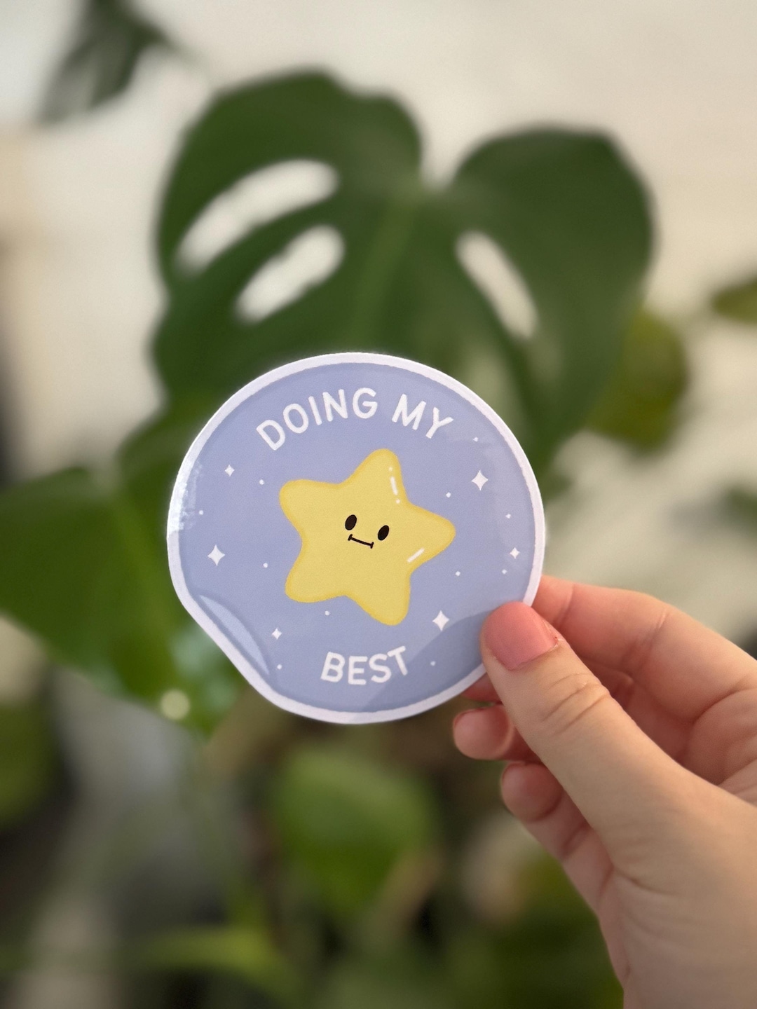 Doing My Best Sticker | Waterproof Sticker | Waterproof Die Cut Sticker ...