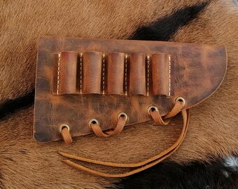 Leather Shell Holder 20 Gauge - Etsy