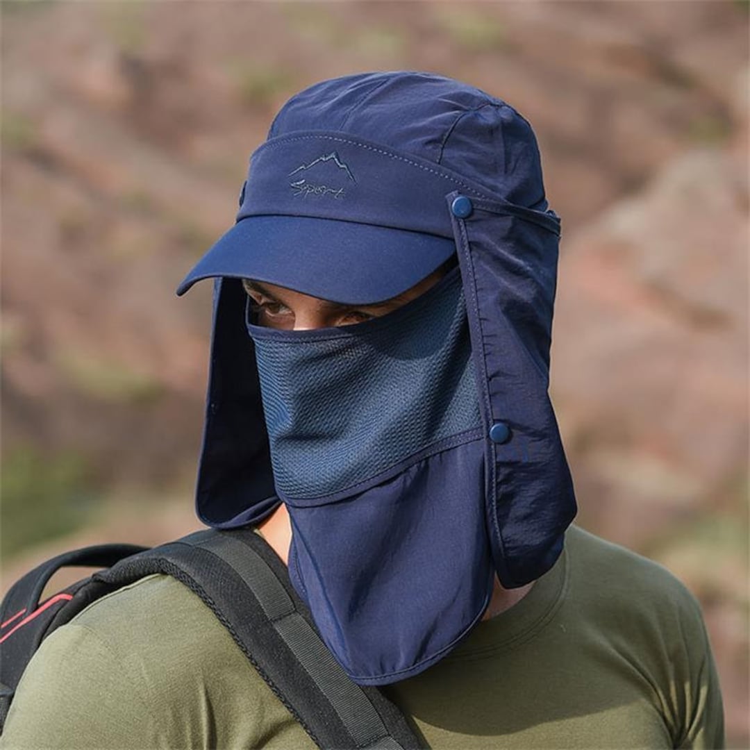Men's Sun Protection Mask to Cover the Face / Fishing - Etsy