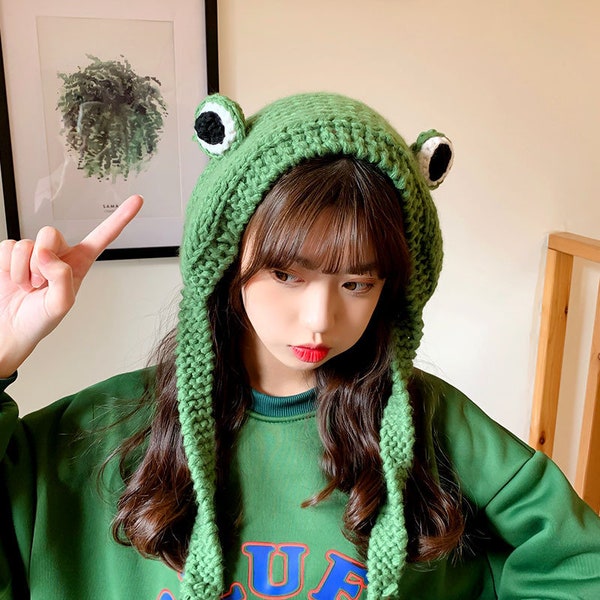 Frog Hat - Etsy