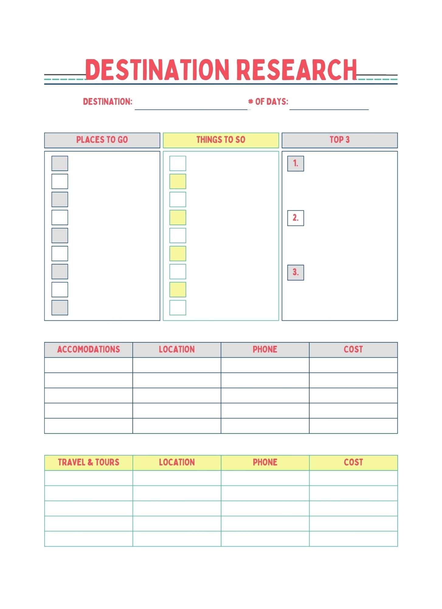 Road Trip Bundle, Road Trip Planner, Vacation Planner, Packing List ...