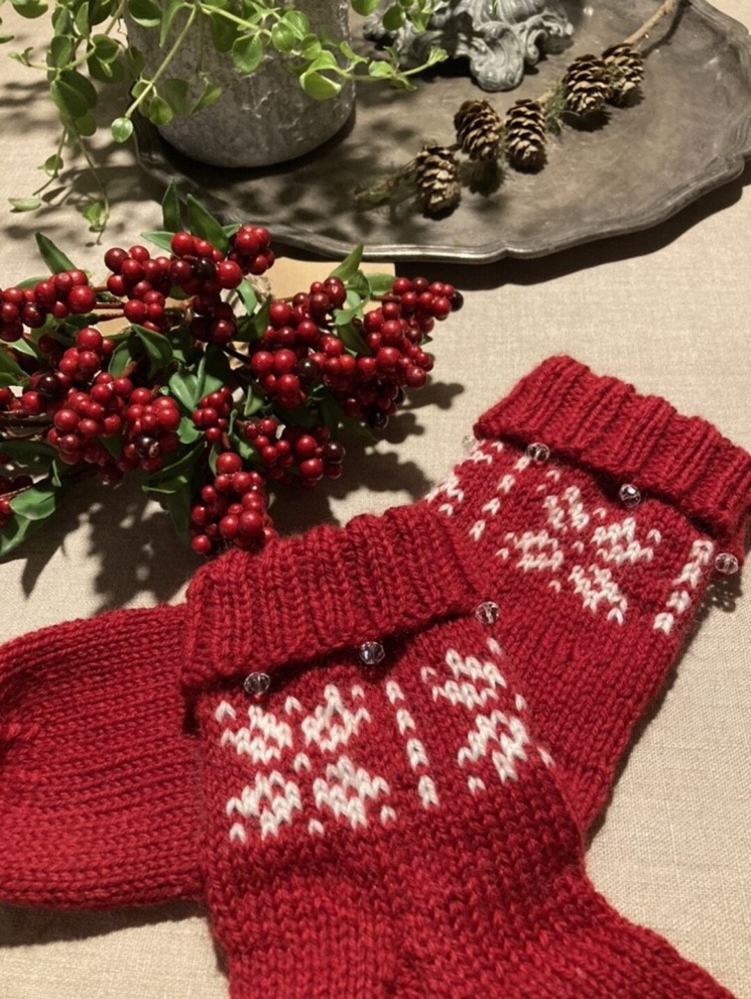 Knitting Pattern Socks With Christmas Motifs - Etsy