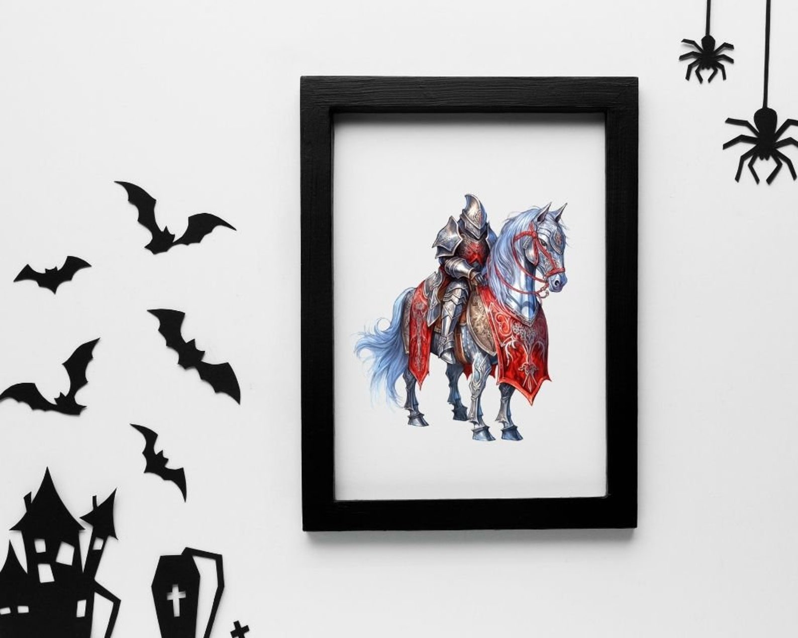 20 Watercolor Vampire Armor Set Clip Art Warrior Clip Art - Etsy