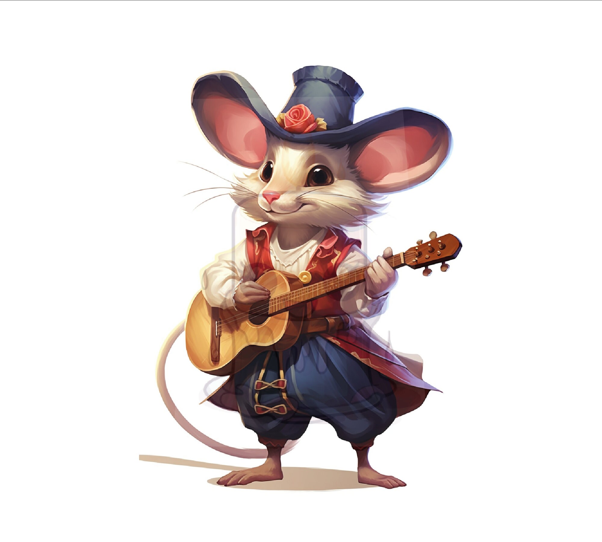 Single Coloring Page Mouse Medieval Bard Coloring Book Mouse - Etsy