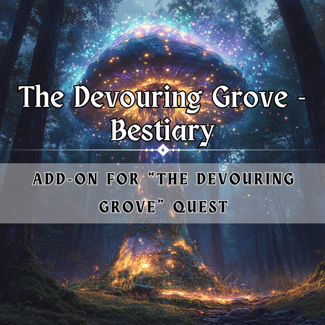 The Devouring Grove-bestiary Add-on, D&D Bestiary and Setting, Dnd ...