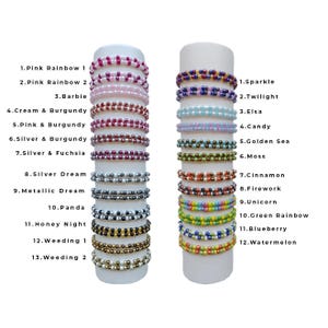 Team Colors Beaded Bracelet: Custom Sports Fan Jewelry - Etsy