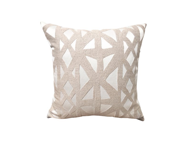 Stout Textiles - Hyatt 1 Linen - Geometric - Woven- Taupe - Linen ...