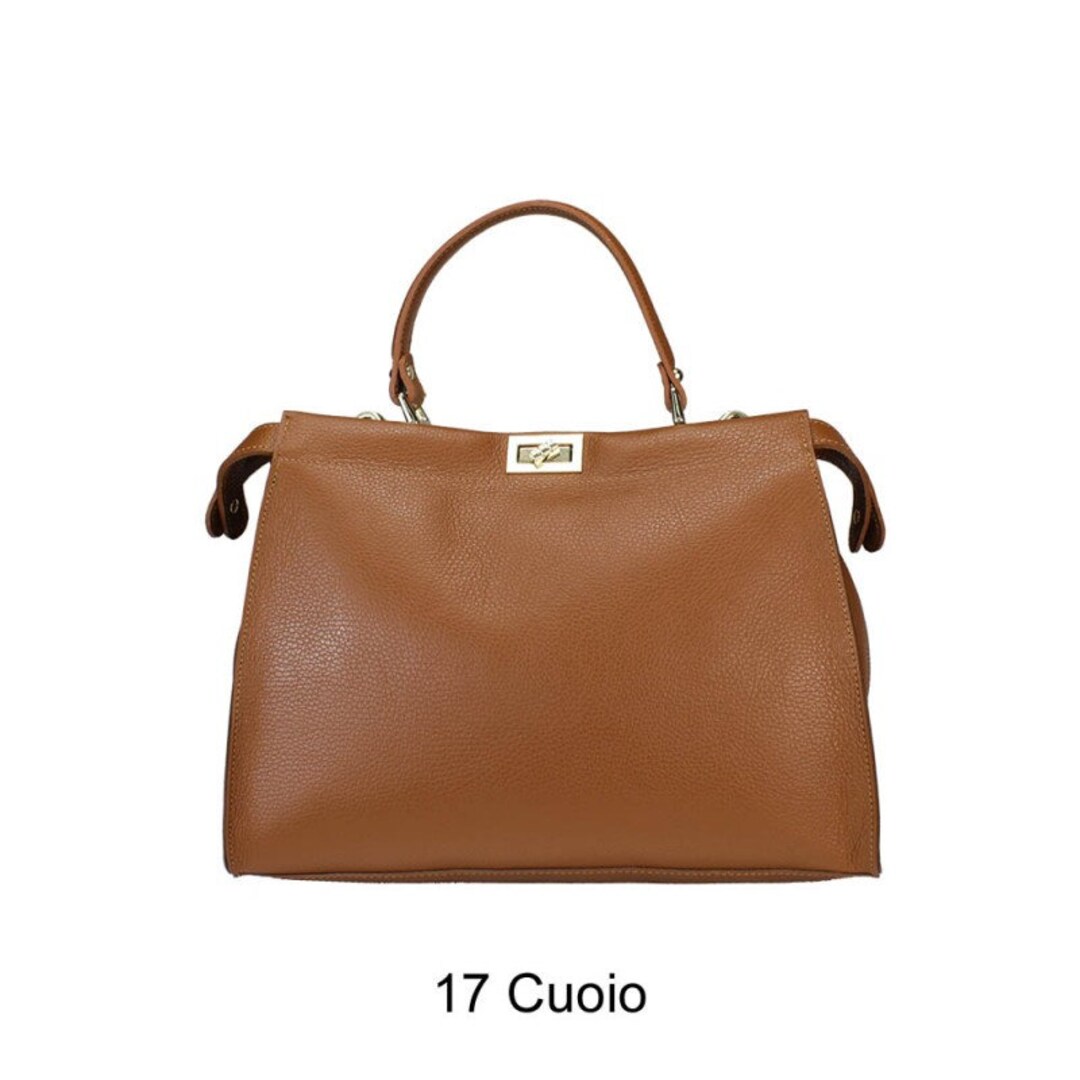 Large Kelly Bag in Genuine Leather With Handle and Shoulder - Etsy