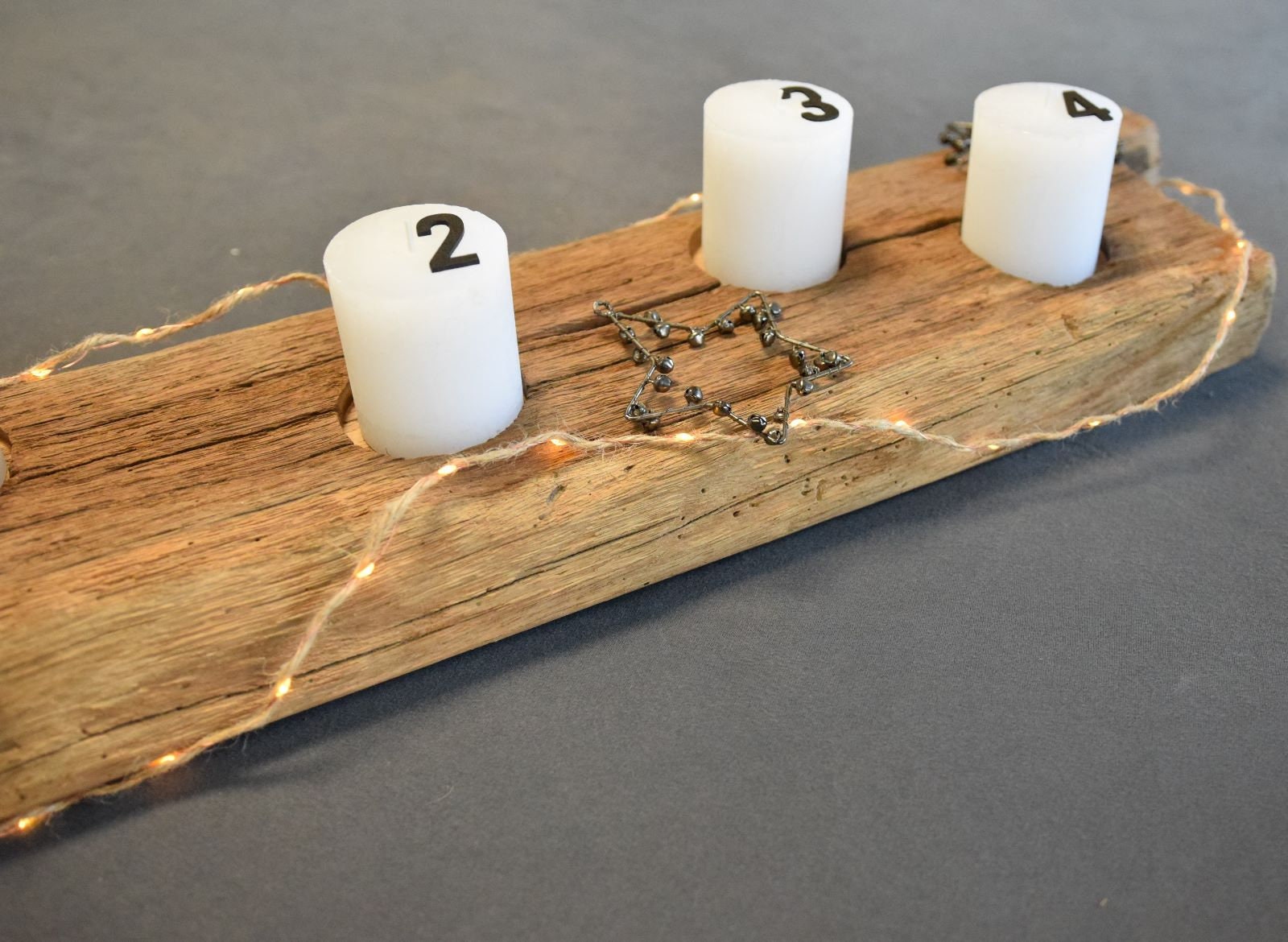 Advent Bars / Candle Holders - Etsy