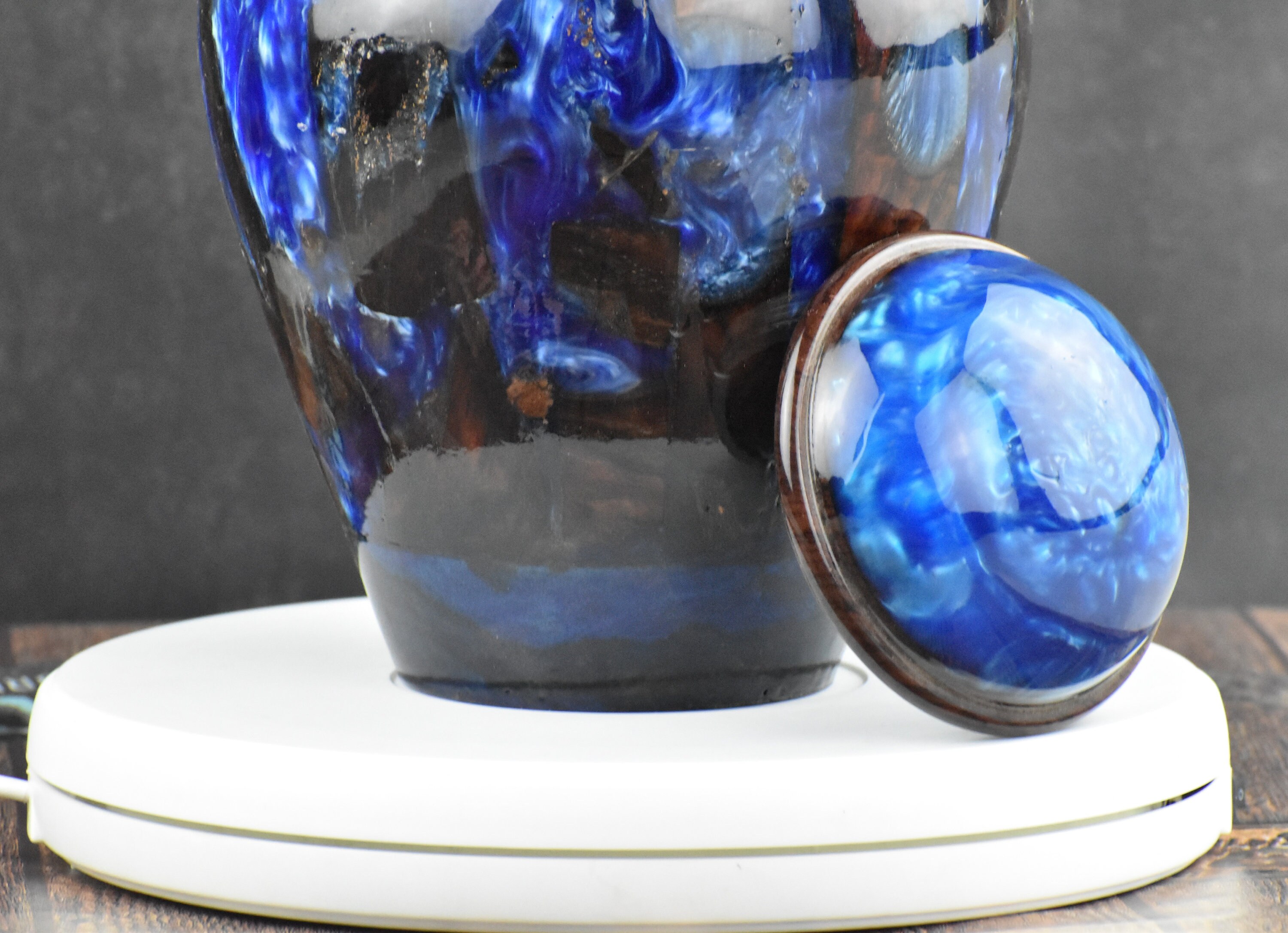 Resin and Rosewood Mix Cremation Urns for Human Ashes Adult - Etsy