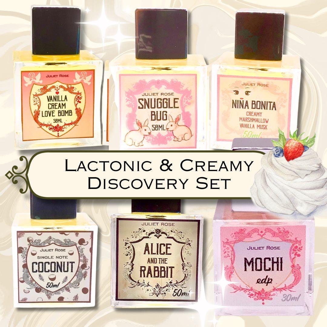 Lactonic Creamy Fragrance Discovery Set - Snuggle Bug, Alice, Mochi (6x ...