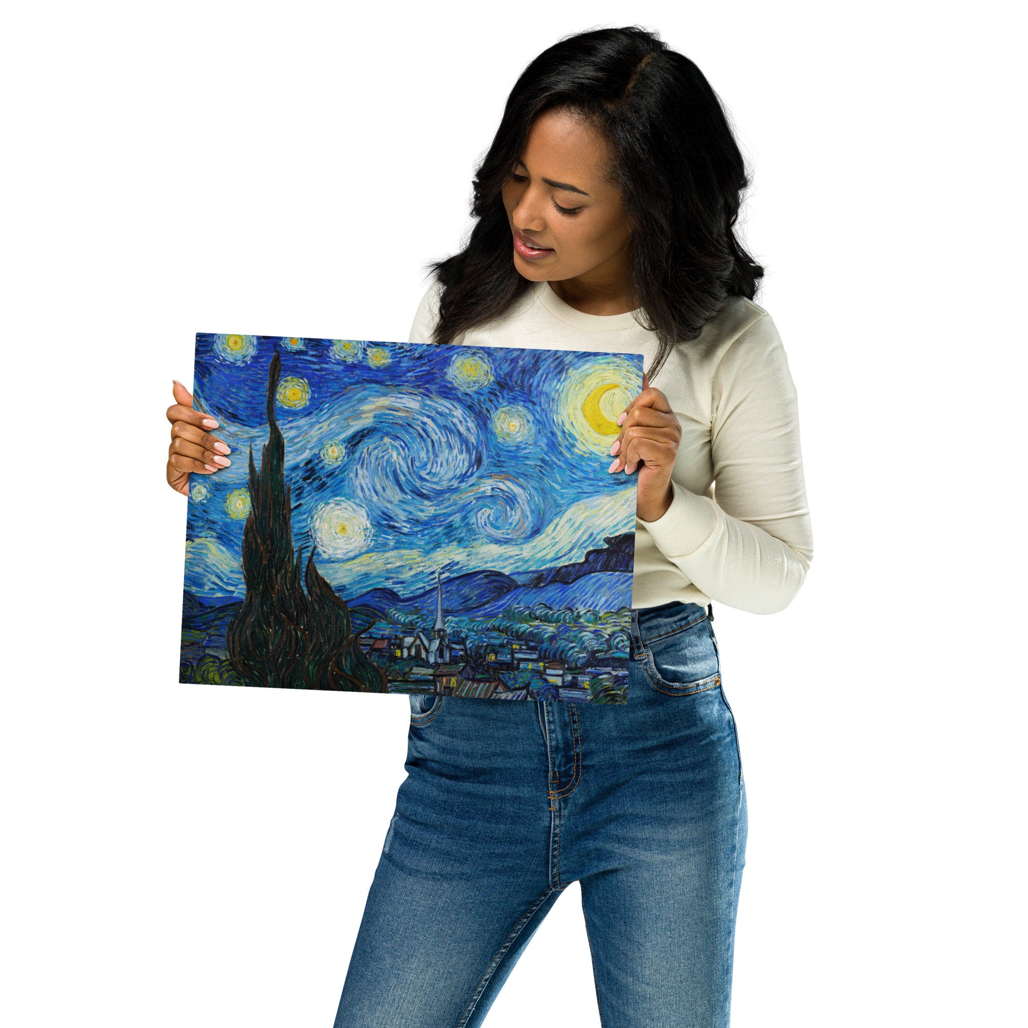 Van Goh's Replica of Starry Night on Metal - Etsy UK