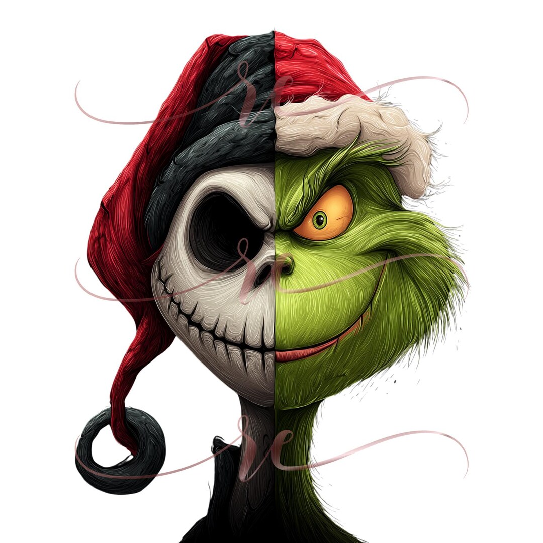 Dark Christmas PNG | Spooky Holiday Clipart for Sublimation | Creepy ...
