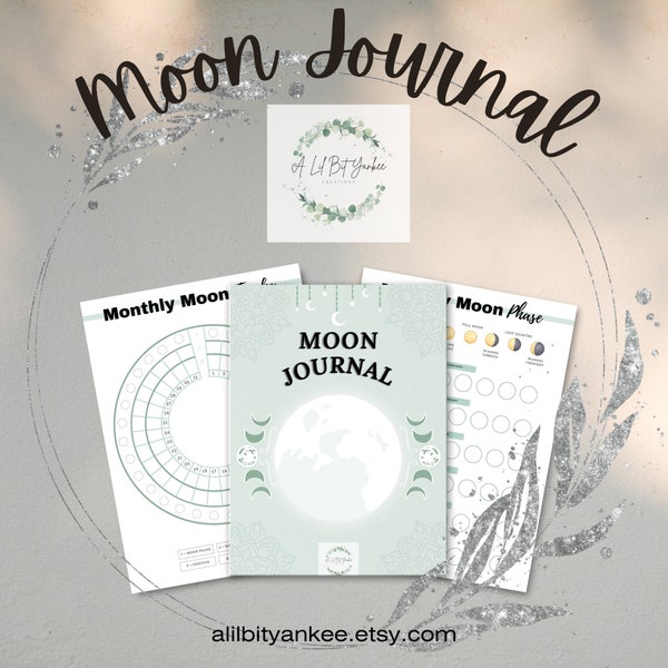 Moon Journal - Etsy