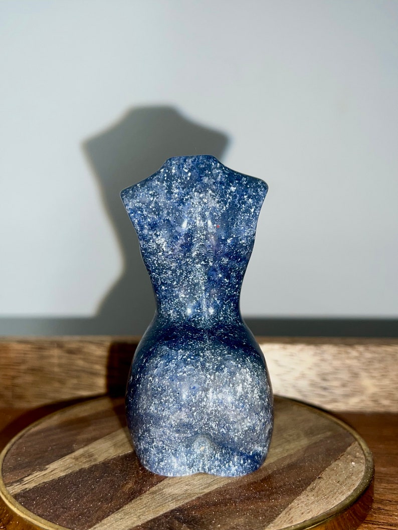 BLUE AVENTURINE Goddess Body Crystal (8cm), Healing Crystal, Crystal ...