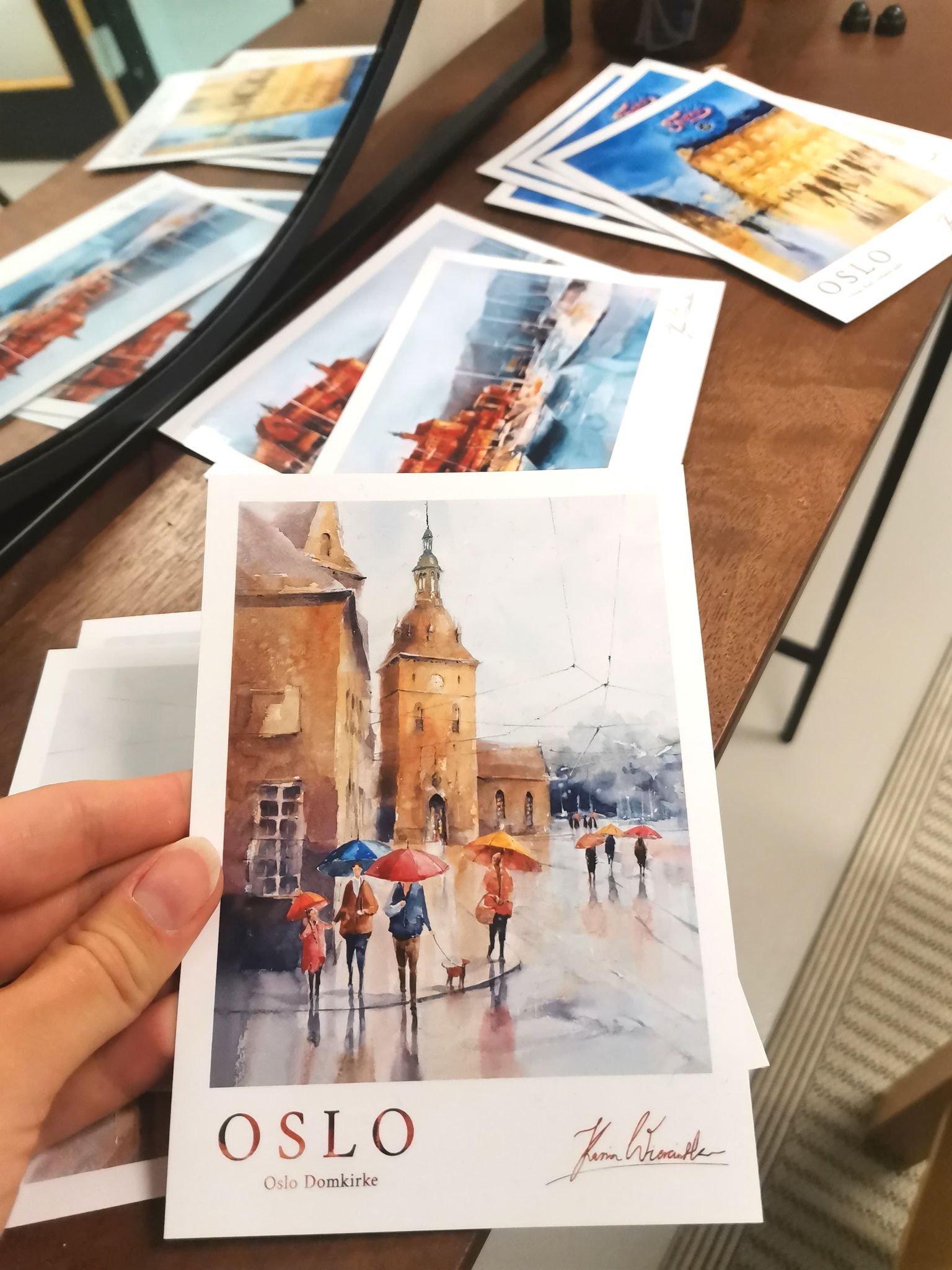 Set of Postcards From Oslo Prints of My Watercolor Paintings - Etsy
