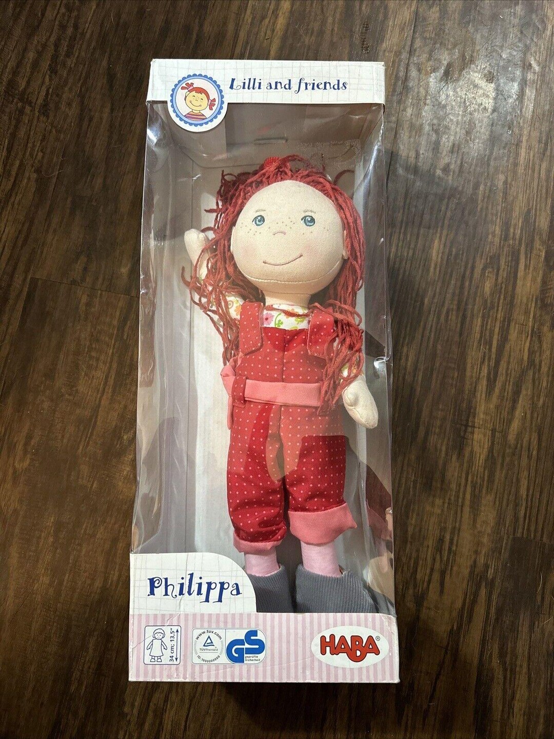 Lilli and Friends HABA Germany 13.5 Doll Philippa Girl Chenille Hair ...