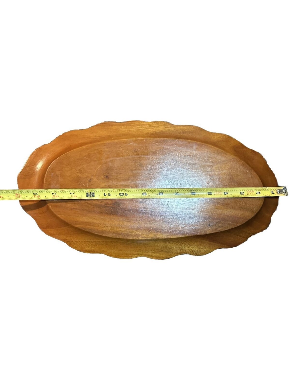 Haiti Wooden Tray Platter Plate Carved Fish Design Folk Art Painted ...