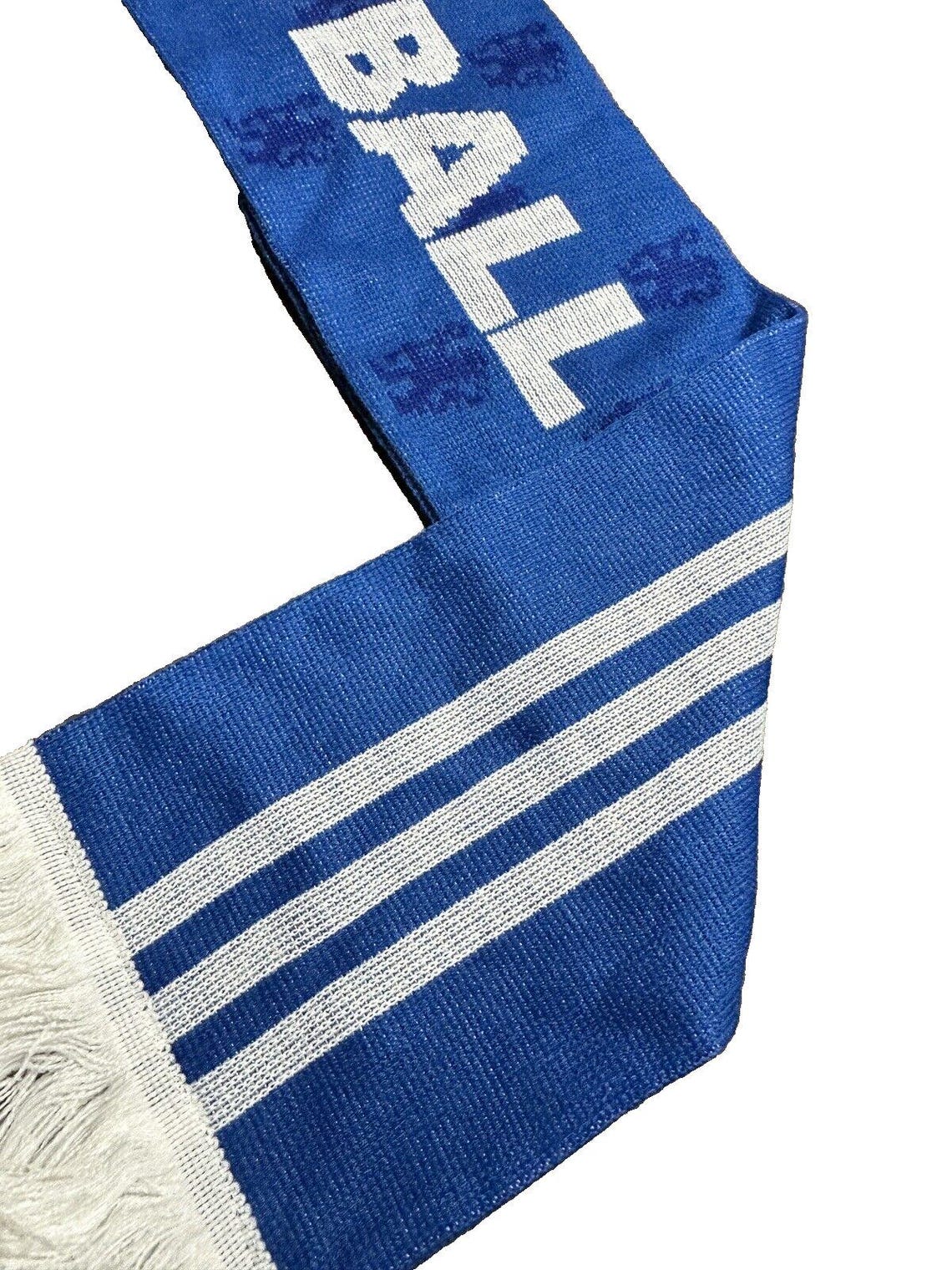 Adidas Chelsea Football Club Scarf Soccer Royal Blue White 2 Sided ...