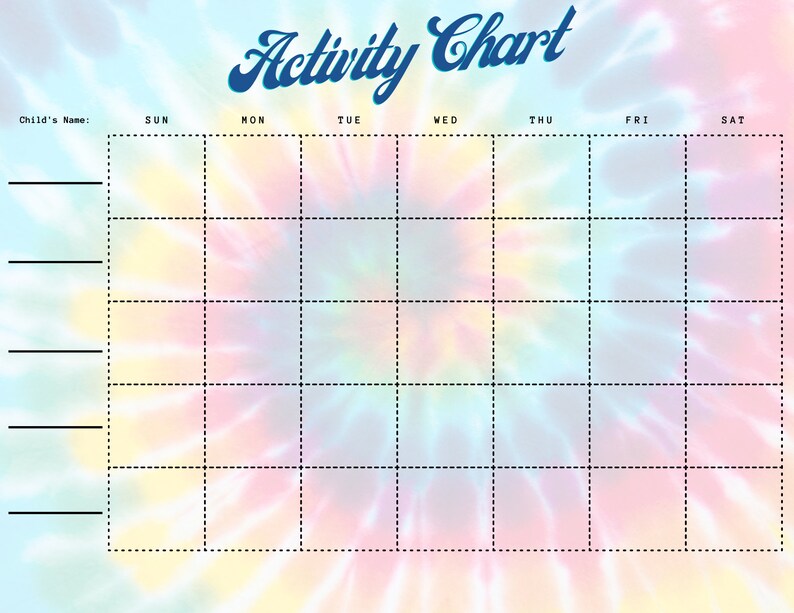 Magnetic Activity Chart - Etsy