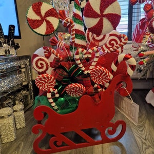 Hand Made Christmas Sleigh - Etsy