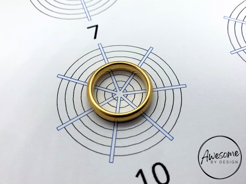 Stone Setting Layout Divider/planner for Rings, A4 & US Letter Size PDF ...