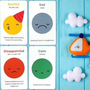 Emotion Cards With Bible Verses Social Emotional Learning Memory Verse ...