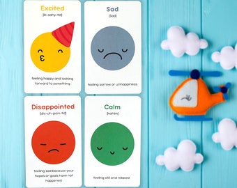 Emotion Cards With Bible Verses Bible Learning for Kids Memory Verse ...