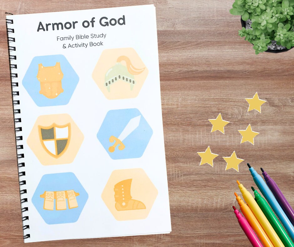 Armor of God Bible Study and Activity Book Armor of God - Etsy