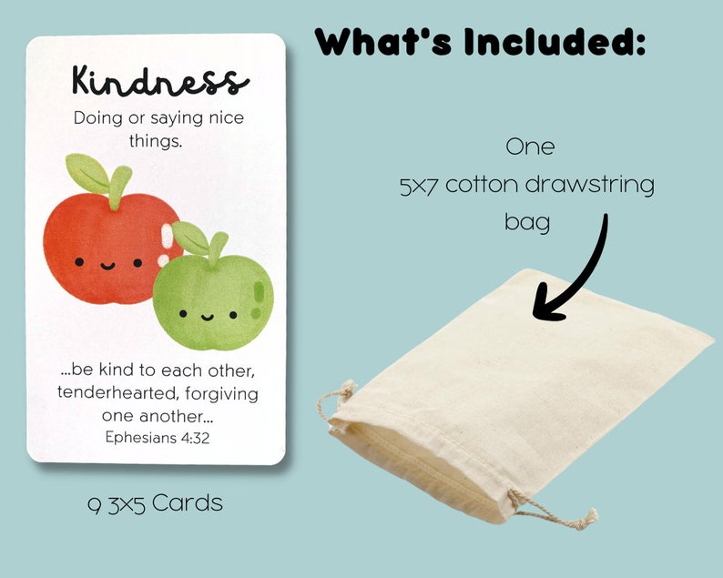Fruit of the Spirit Cards, Bible Activities for Kids, Scripture Cards ...