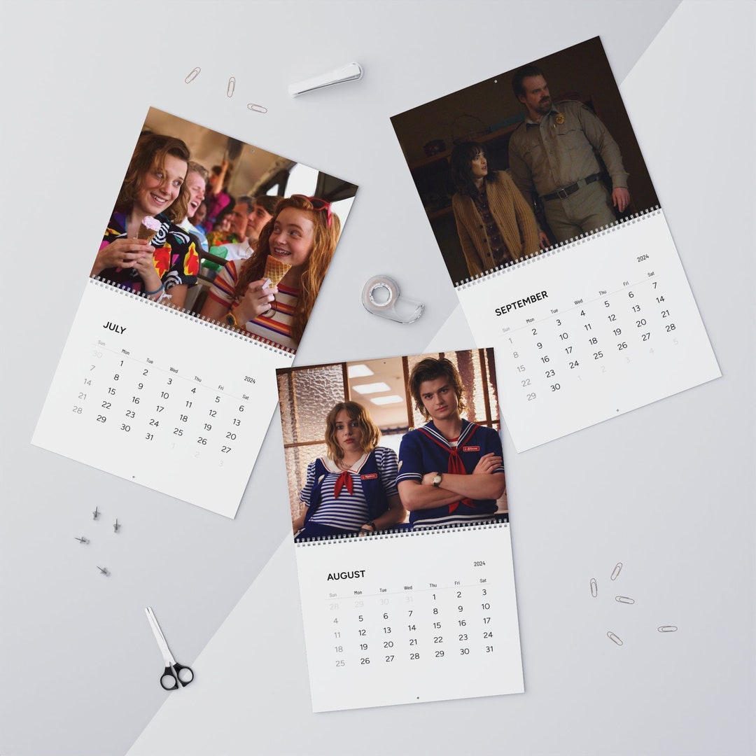 Stranger Iconic Duos 2024 Calendar 2024 Planner 2024 Dungeons and ...