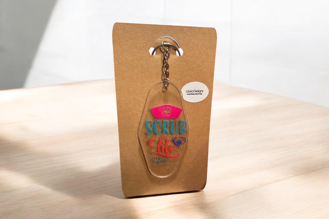 Scrub Life Key Chain for Nurse - Etsy